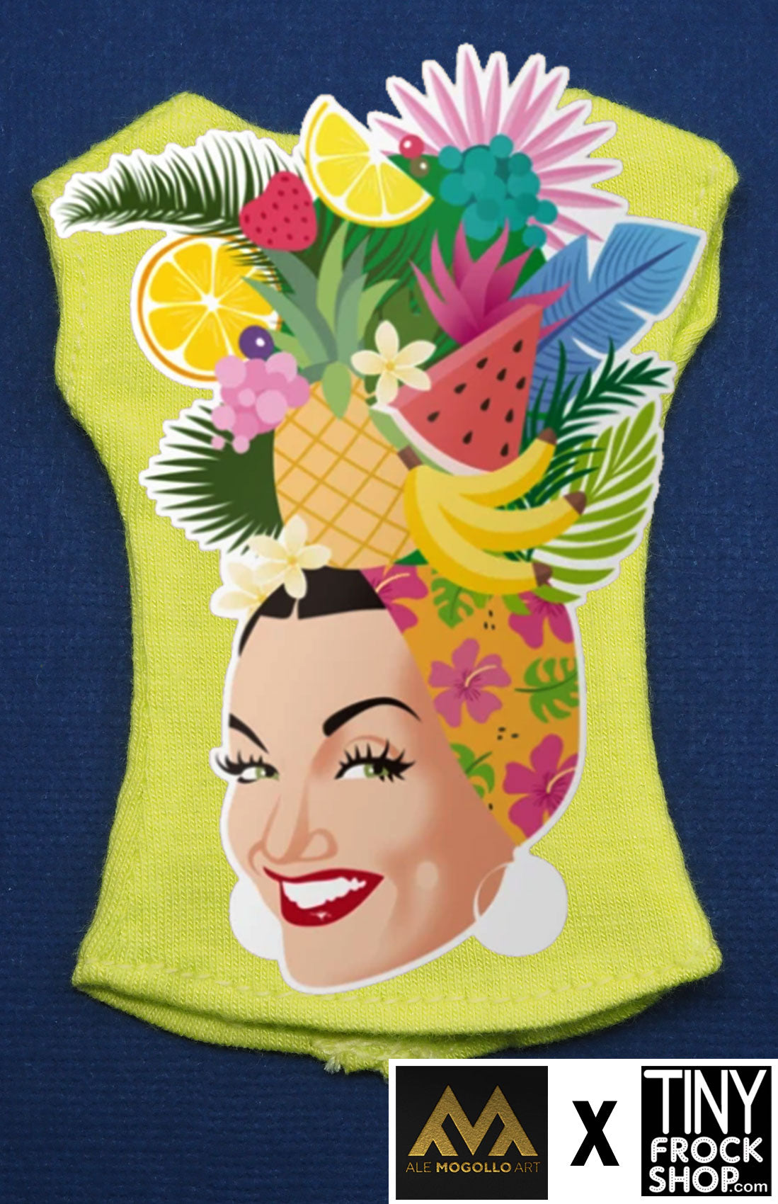 12" Fashion Doll Carmen Tee by Alejandro Mogollo Art