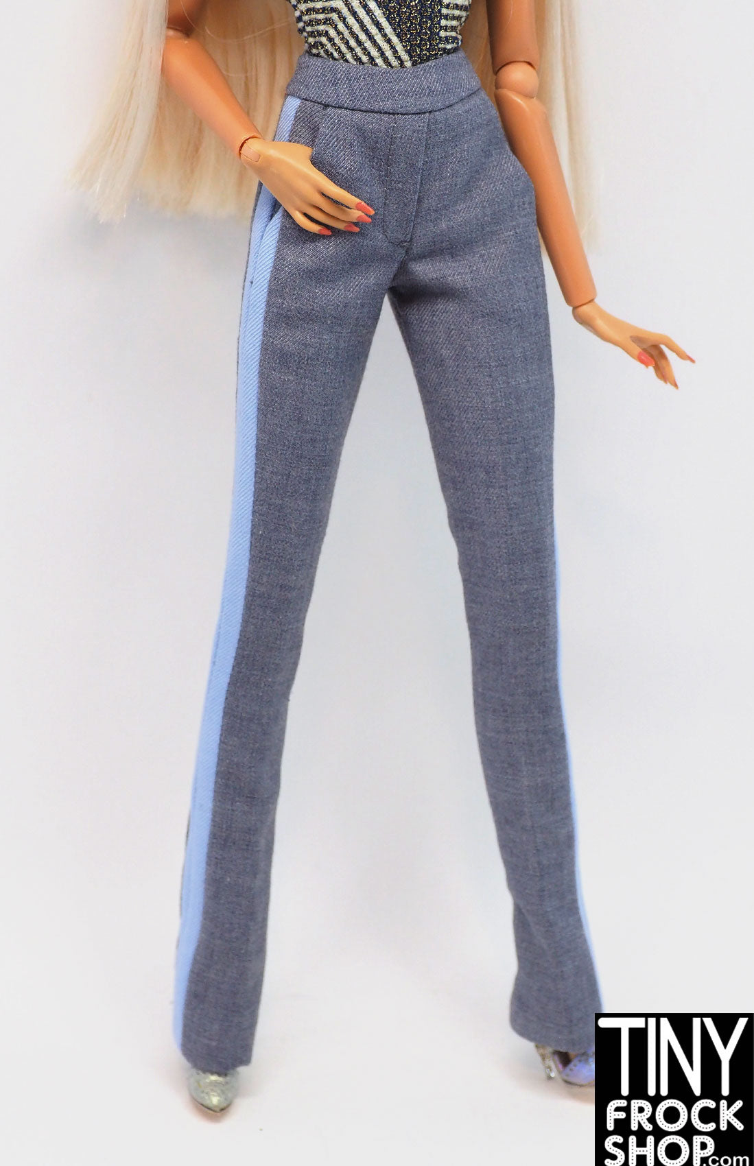 Integrity Chain of Command Natalia Fatale Blue and Grey Pants